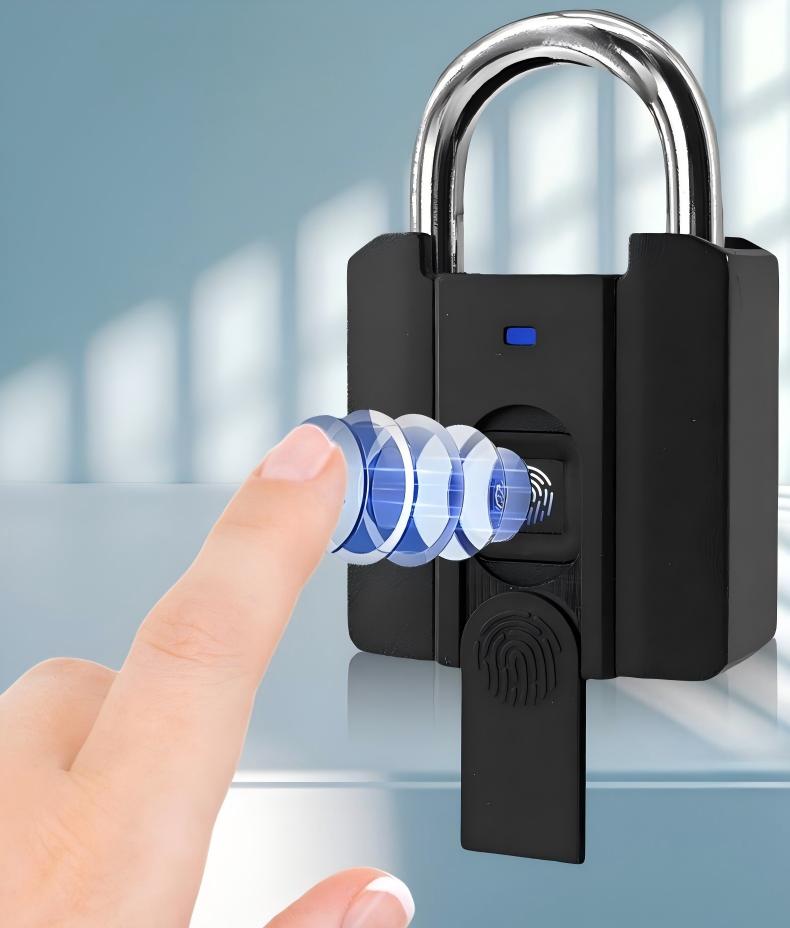 new product Small padlock luggage cabinet intelligent fingerprint ...